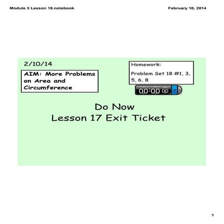 Module 3 lesson 18 | PDF