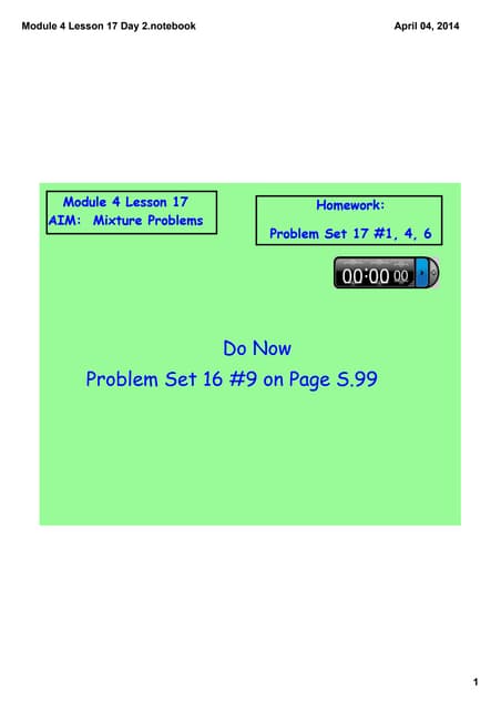 Module 4 lesson 32 | PDF