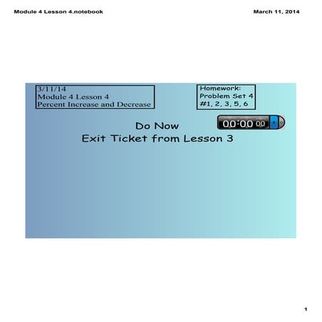 Module 4 lesson 4 | PDF