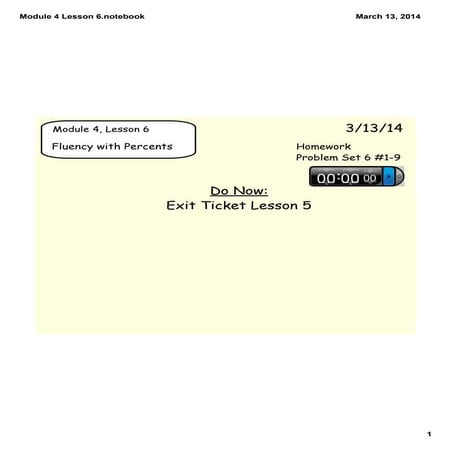 Module 4 lesson 6 | PDF