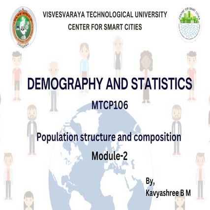Demography and statistics notes module 2 | PDF