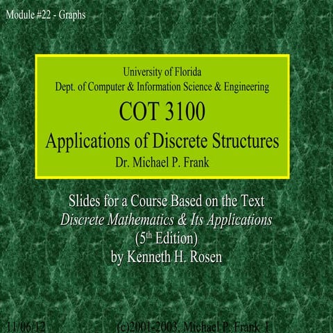 Module 22-graphs | PPT