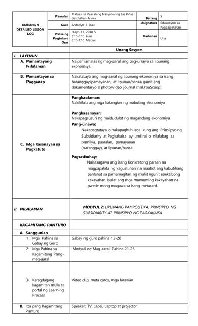 ESP MELCs Grade 9.pdf