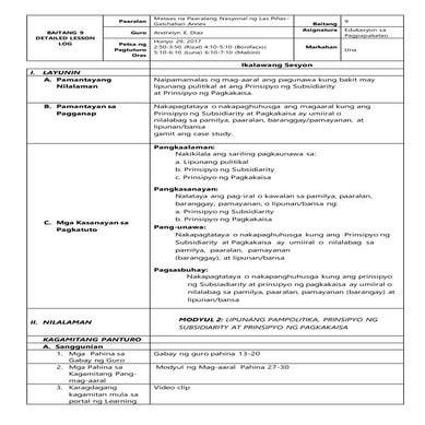 ESP 9 MODYUL 2 | DOCX