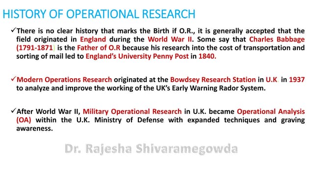 Introduction to Operations Research | PPTX