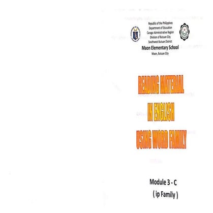 module-3C.docx with A family, cvc words, phrases and sentences | DOCX