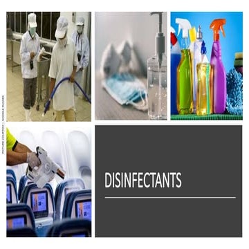 Disinfectants | PPTX