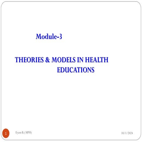 Module-3 Health education Theories & Models.pdf