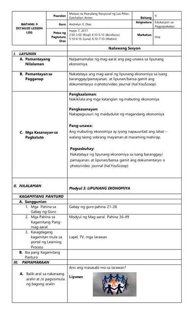 ESP 9 MODYUL 1 | DOC