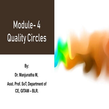 Module - 4 ppt of Quality circles ppt ppt | PPTX