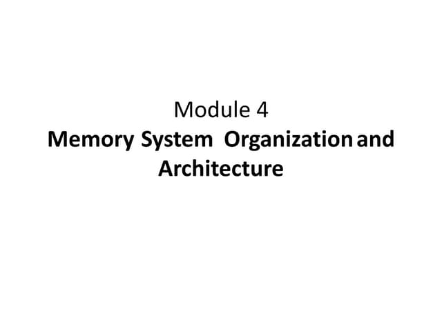 Associative memory and set associative memory mapping | PPTX
