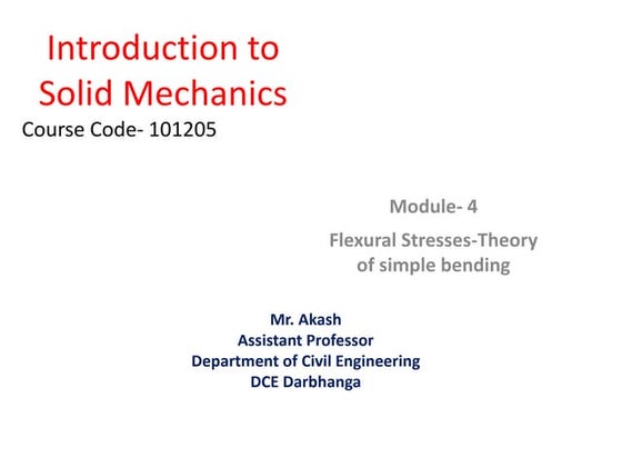 ME 205- Chapter 6 - Pure Bending of Beams.pdf | Physics | Science