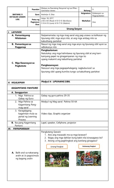 ESP 9 MODYUL 3 | DOCX