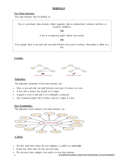 Trees And Graphs In Data Structures And Algorithms Docx Geology Science