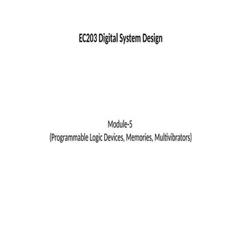 Module-5 Digital System Design Integrated: .pptx