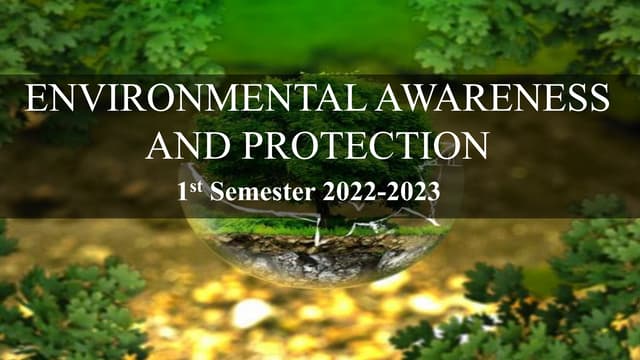 NSTP 1 Enviromental Protection and 7 Principles | PPTX
