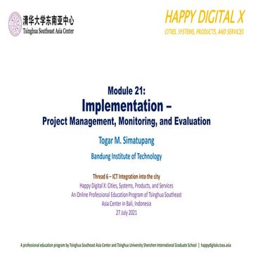 Module 6.D Implementation: project management | PPTX