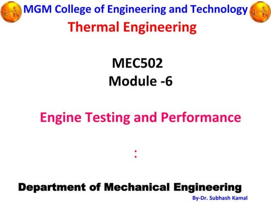 Formula of IC Engine | PPTX | Physics | Science