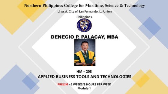 APPLIED BUSINESS TOOLS AND TECHNOLOGY IN HOSPITALITY AND TOURISM ...