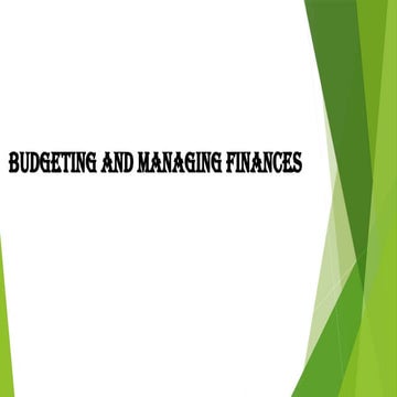 Module-II Budgeting and Managing Finances.pptx
