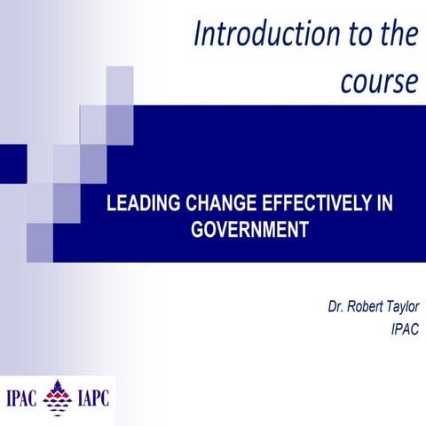 Module 00 Course Introduction | PPT