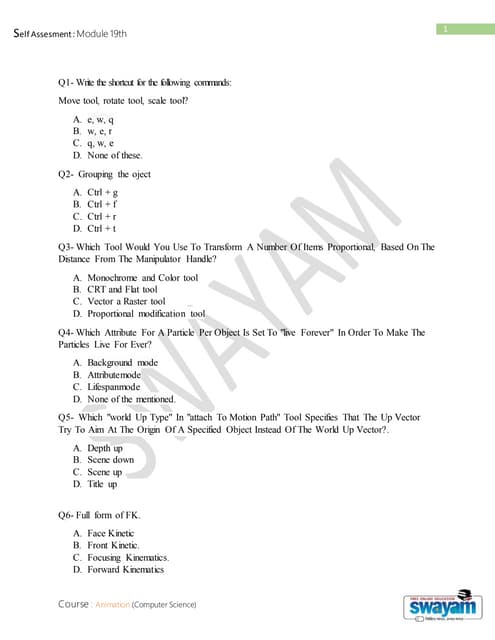 Module 22 principles of animation, introduction to keying, simple ball bounce animation ...