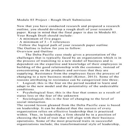 Module 03 Project - Rough Draft SubmissionNow that you have co.docx