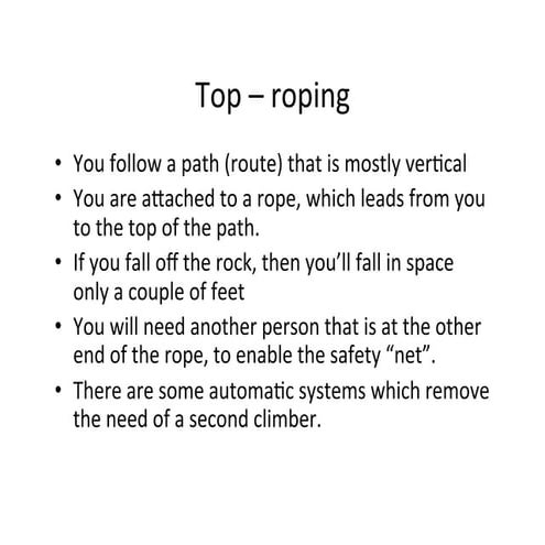 Module03 section2 top_roping | PPT