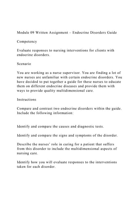 Module 01 Assignment - Presentation on DementiaModule 01 Con | DOCX