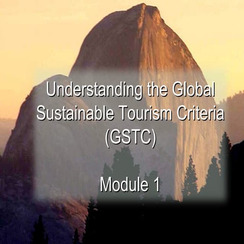 GSTC Module 1 | PPT