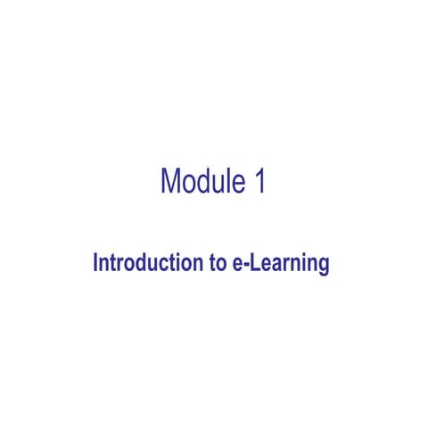 Module 1 | PPT