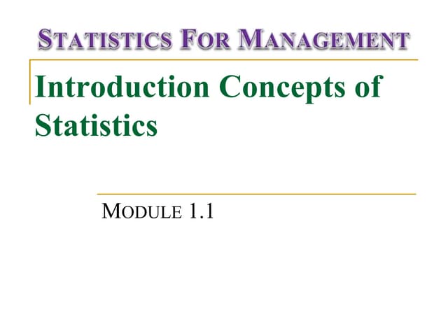 Application of Statistics in Education and Research | PPTX