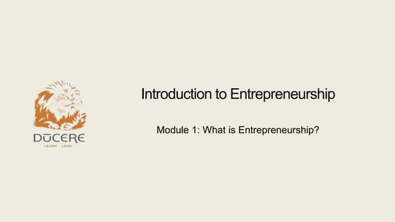 Lesson 2 Entrepreneurial mind | PPTX