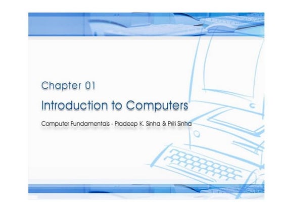 Introduction and brief history of computers | PPTX