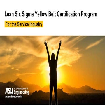 The Role of Lean Six Sigma in Contact Centers | PPT