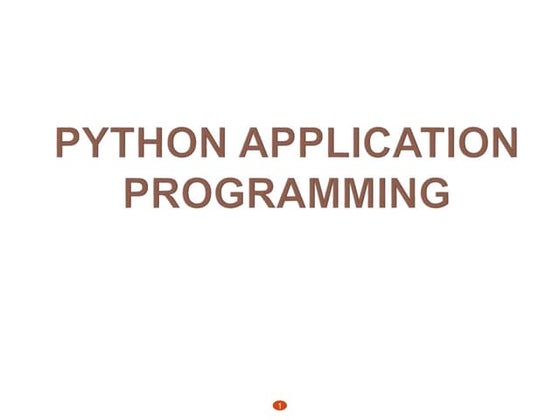 Presentation On Python Pptx Programming Languages Computing