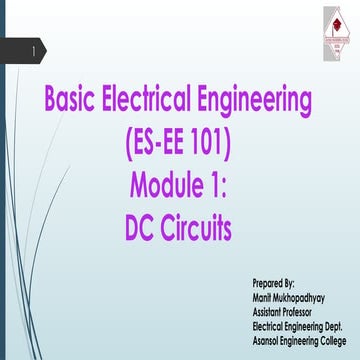 Basic Electrical Engineering Module 1.1.pptx