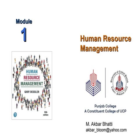 Human Resources Management Module 1.pptx