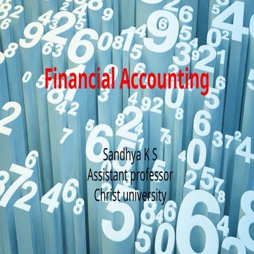 module 1 financial management ppt christ uni | PPTX