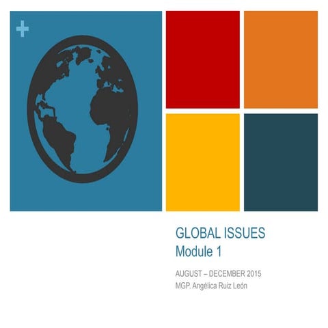 Module 1 - Peace and Conflict in an Interdependent World | PPTX