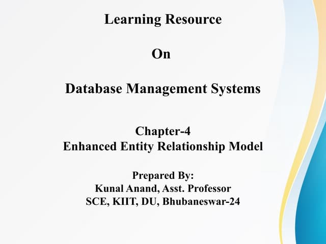 Dbms Notes Lecture 9 : Specialization, Generalization and Aggregation | PDF