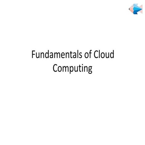 Module 1 cloud computing | PPTX