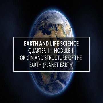 LESSON 1: UNIQUENESS OF THE EARTH (EARTH & LIFE SCIENCE) | PPTX