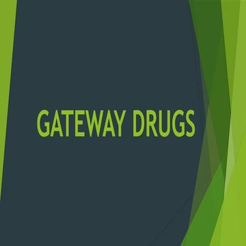 Module 1 - Gateway Drugs Topic in Grade 8 | PPTX
