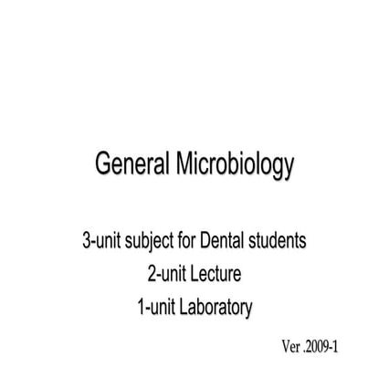 1 introduction to microbiology | PPTX