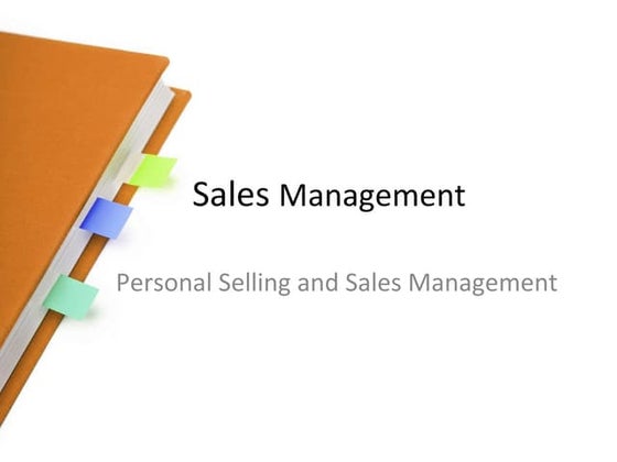 Introduction to sales & marketing | PPT