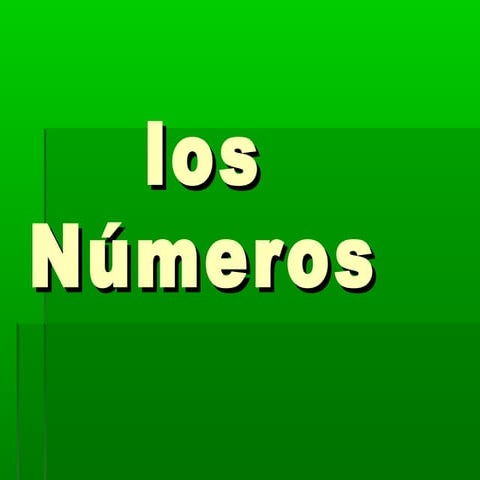 Module 1 los números 0-30 | PPT
