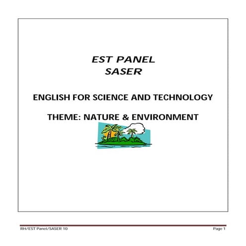 Module 1 Nature & Environment | PDF | Environment | Science