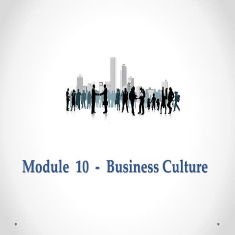 Business culture | PPTX