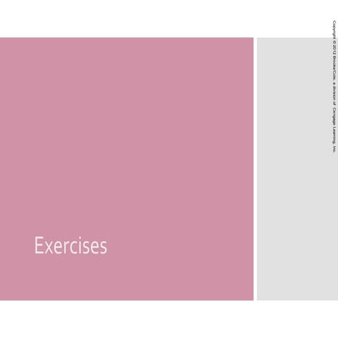 Module 10 exercises | PPT